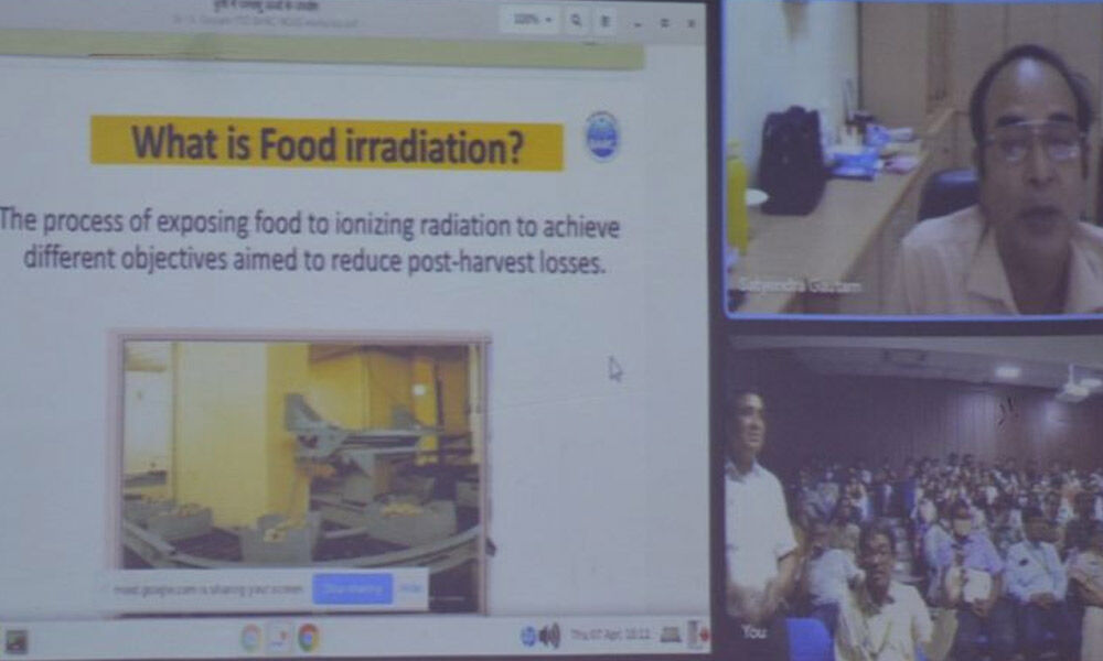 Radiation used in food preservation