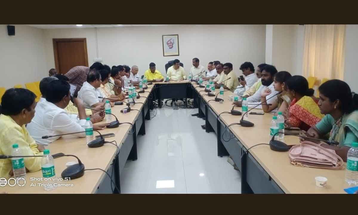 TDP cadre discusses various topics