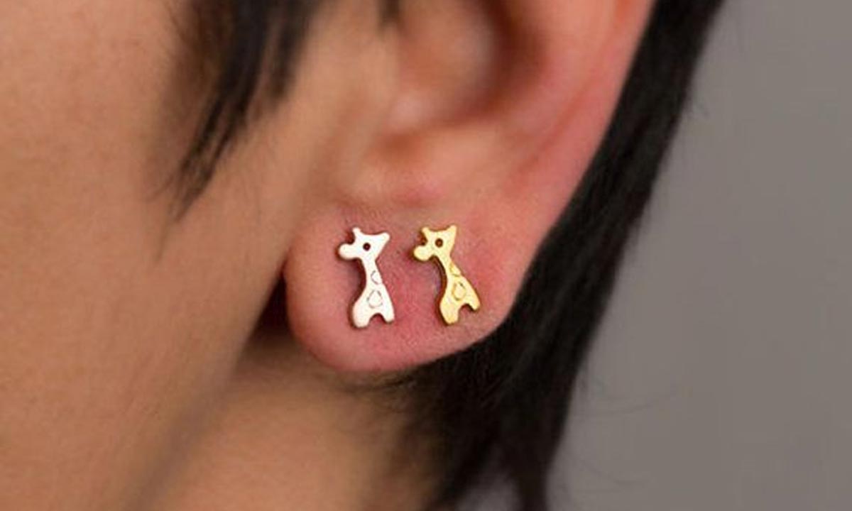 Animal Earring for Kids: Pure Gold Earrings
