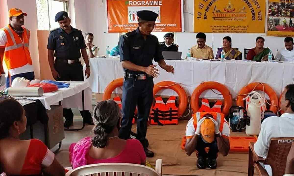 Anantapur: Mock drill on disaster management held