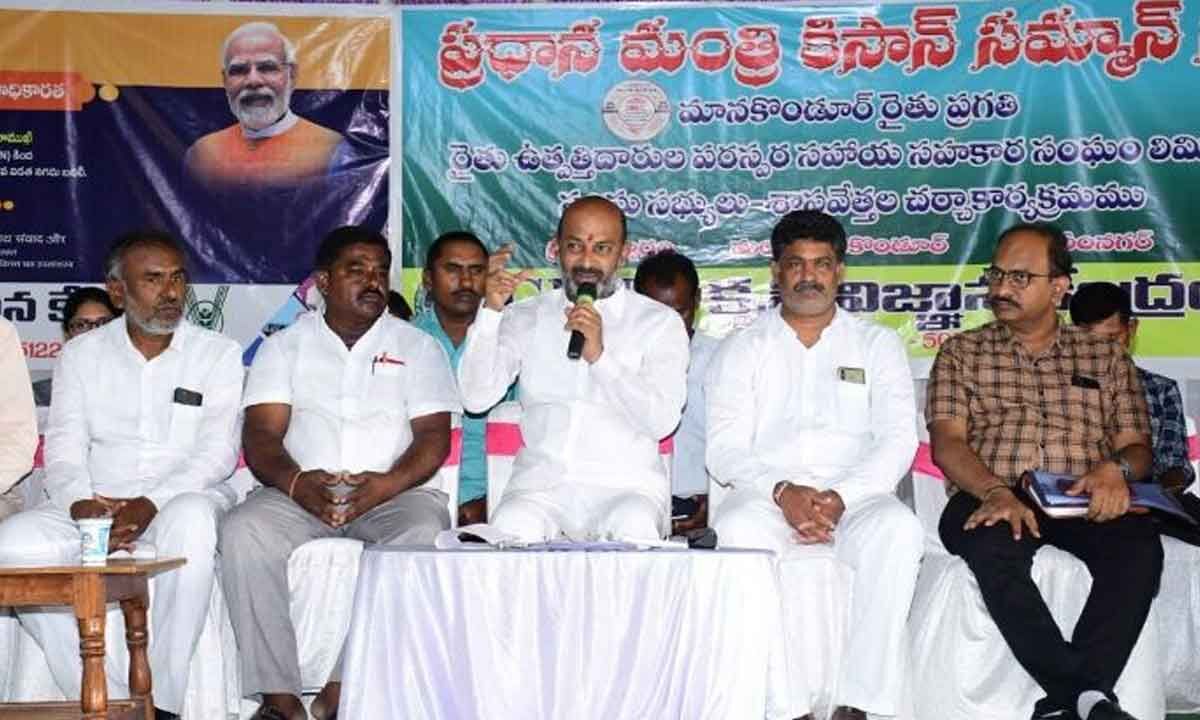 Modi govt working hard for farmers' welfare: Bandi Sanjay