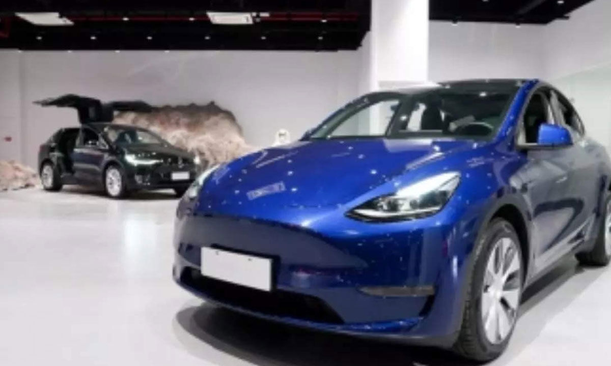 Imported Tesla Model Y spotted in Bengaluru