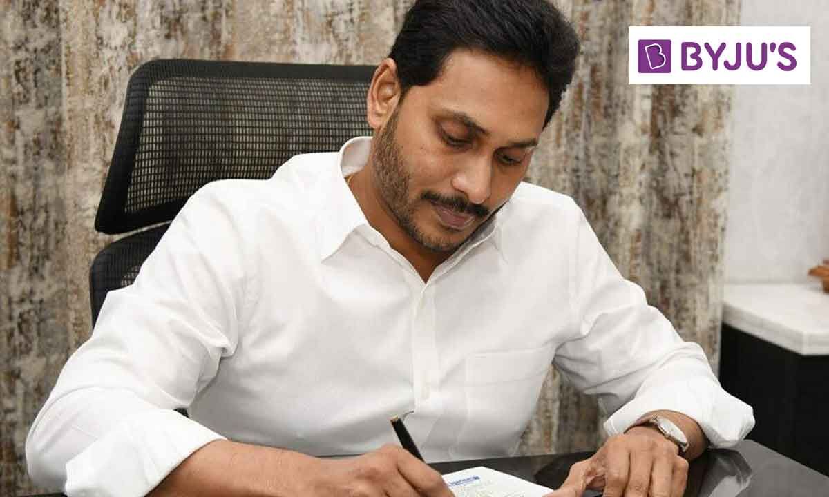 Andhra Pradesh: YS Jagan govt. signs MoU with BYJU'S to provide quality ...