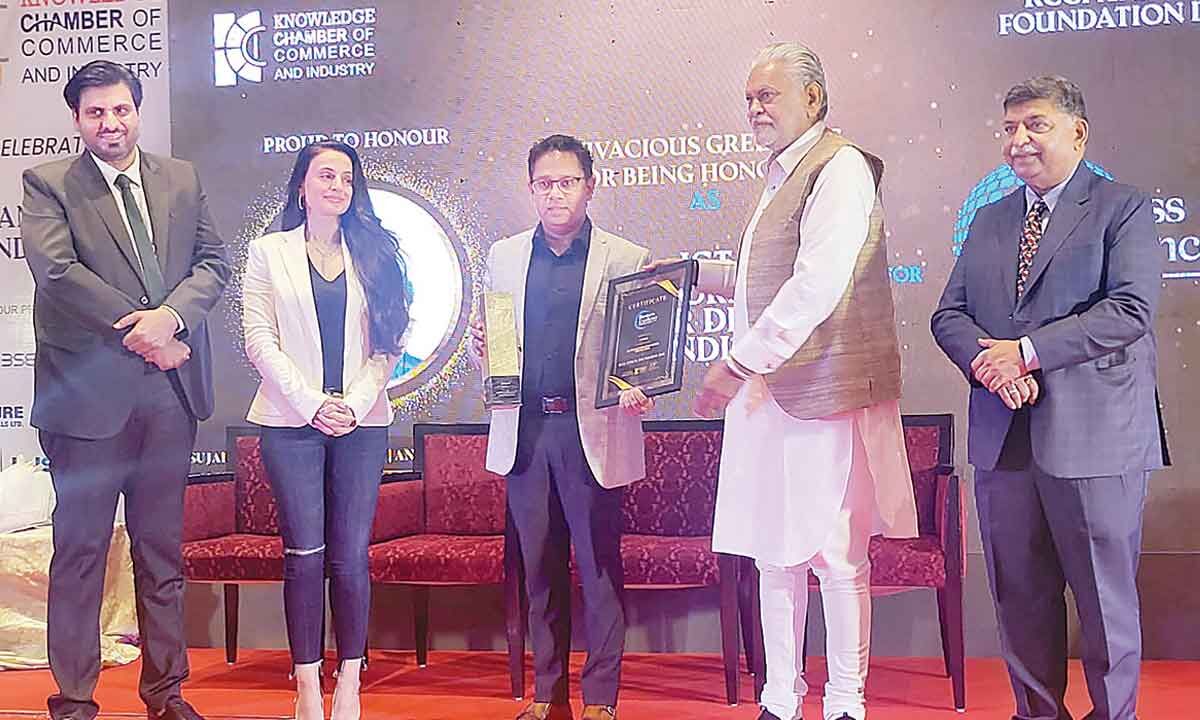 T-Fiber gets ICT transformation award under 'Digital India' from KCCI ...