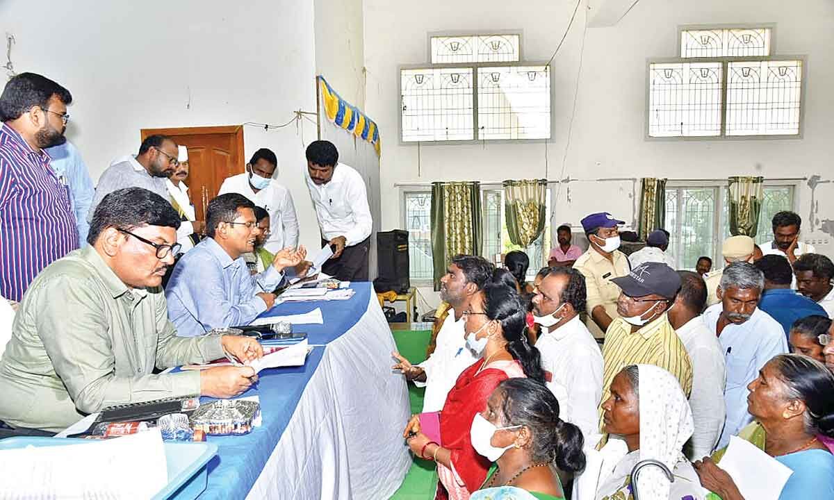 179 petitions received at SC-ST Spandana in Chimakurthy