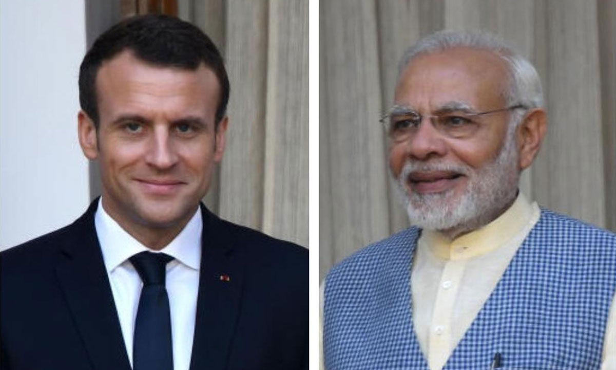 PM Narendra Modi, French President Emmanuel Macron discuss geopolitical ...