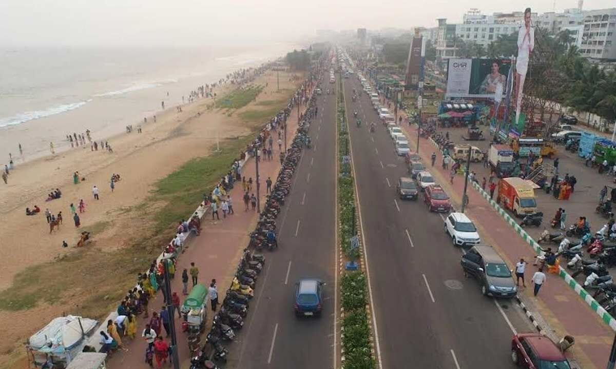 Visakhapatnam: Busy stretch at RK Beach gets excluded from immersion point
