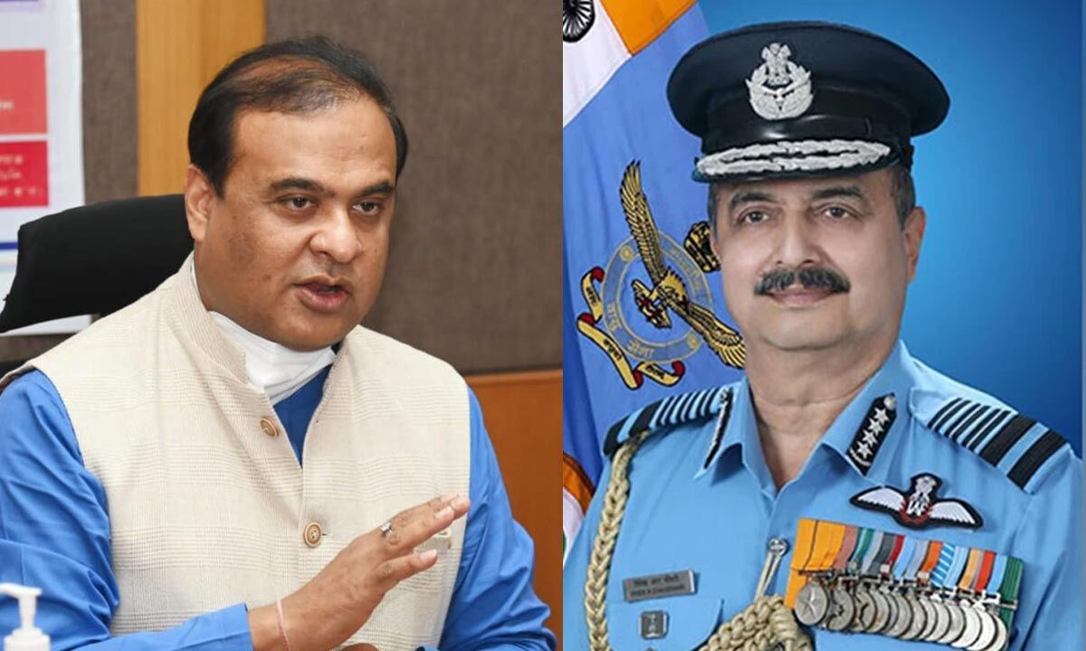 Air Force chief calls on Assam CM Himanta Biswa Sarma