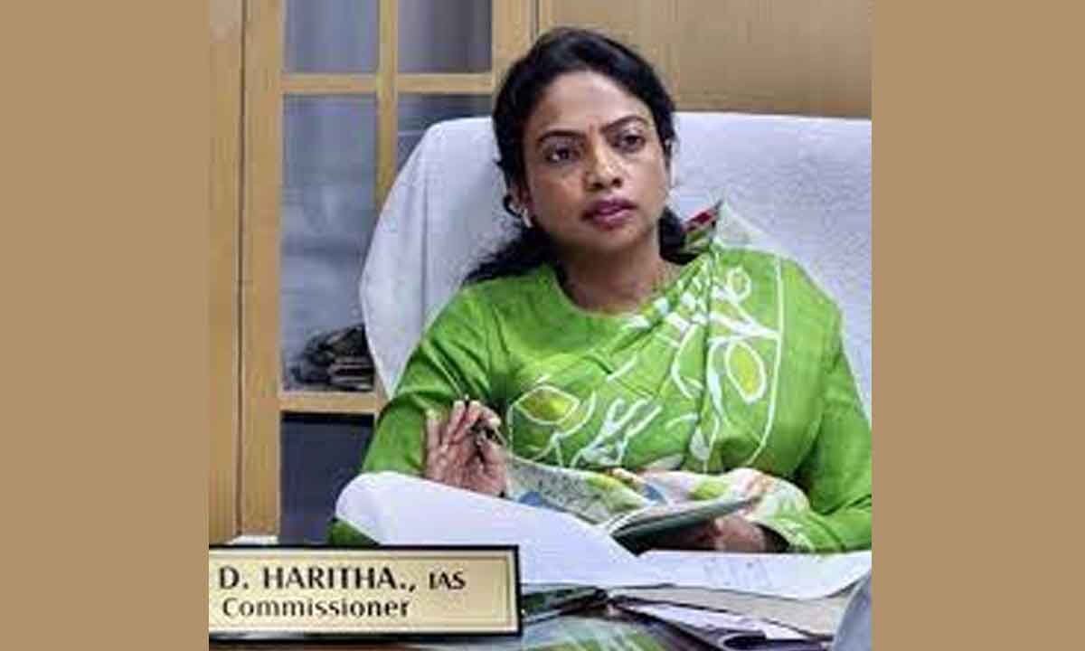 Commissioner Haritha sets Rs 2 cr property tax collection a week