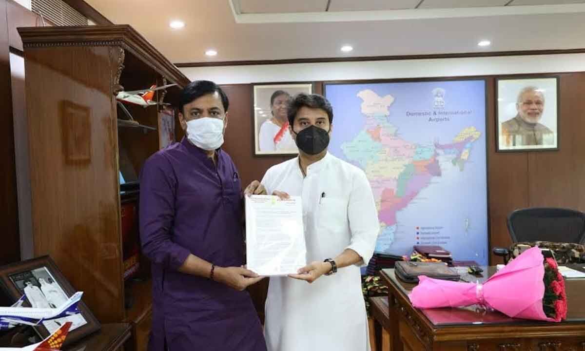 GVL Narasimha Rao seeks Union minister's intervention to resolve VSP woes