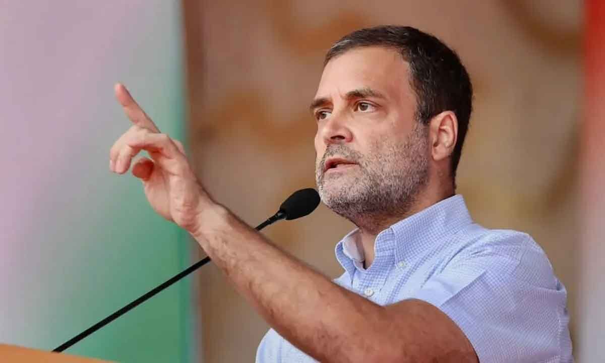 PM has given 1,000 sq kms of territory to China without fight: Rahul