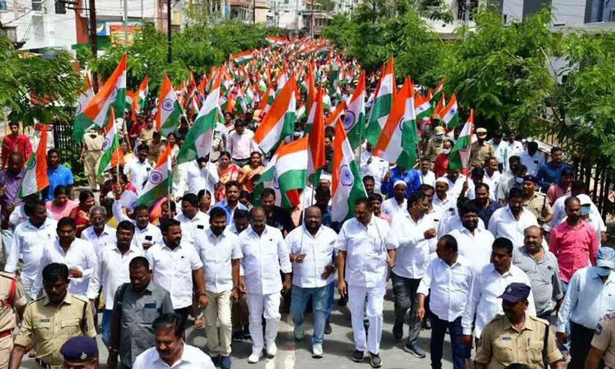 Integration Day rallies held on high note in Karimnagar