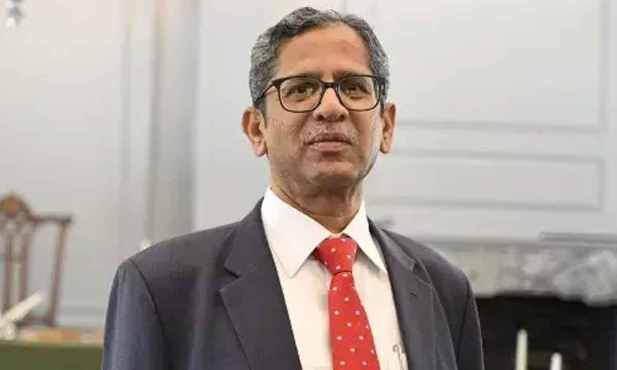 Retd Justice NV Ramana receives grand welcome in Hyd