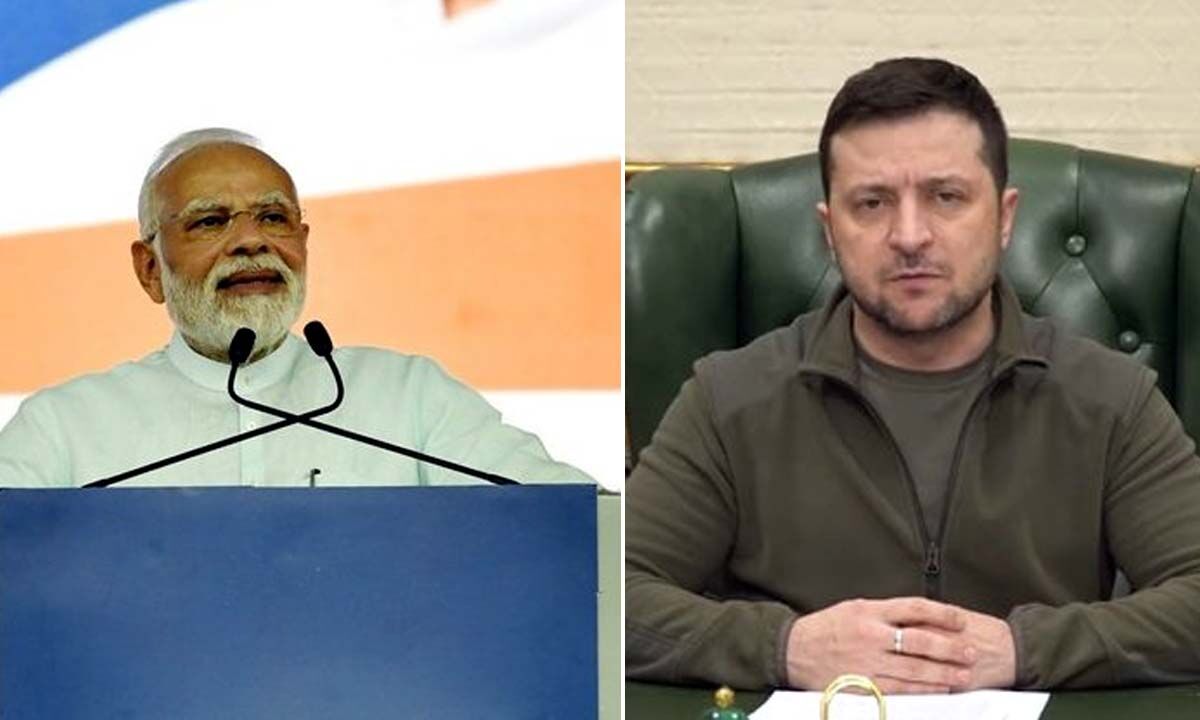 PM Modi speaks to Ukraine President Zelenskyy