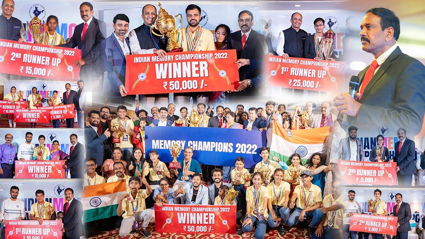 The Indian National Memory Championship 2022 was a huge success