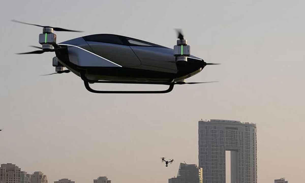 Chinese Flying Car Unveiled in Gitex Global, Dubai