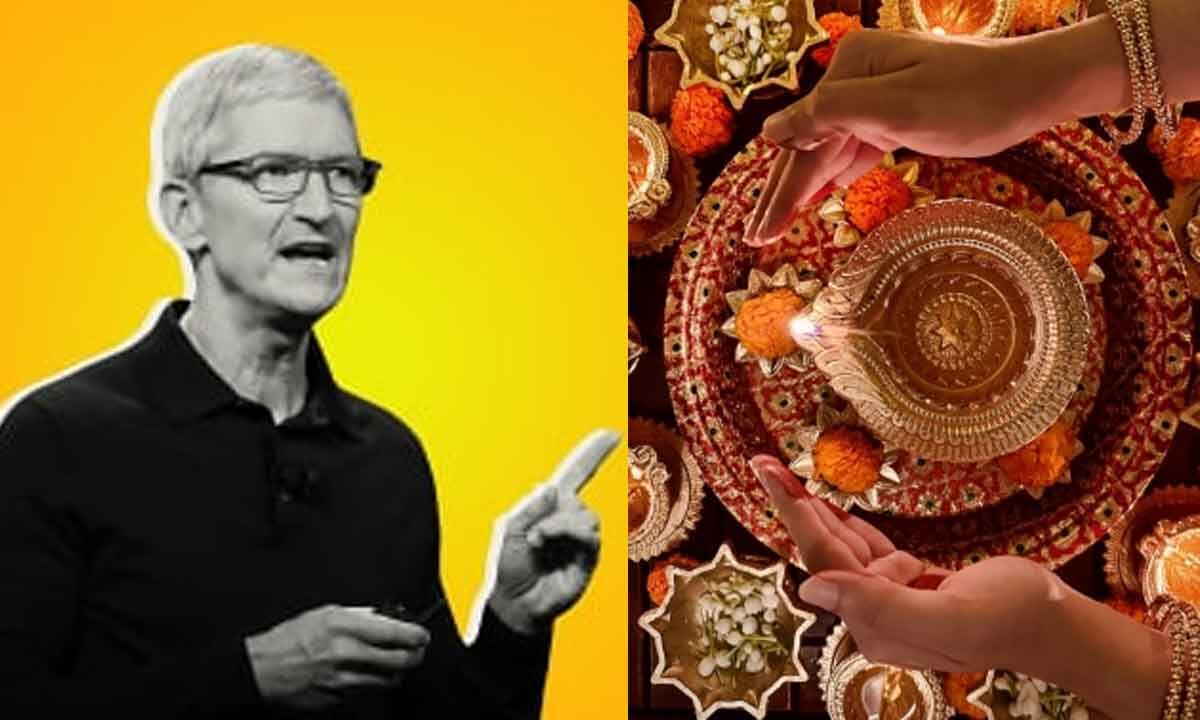 Tim Cook tweets Diwali image by Mumbai-based photographer