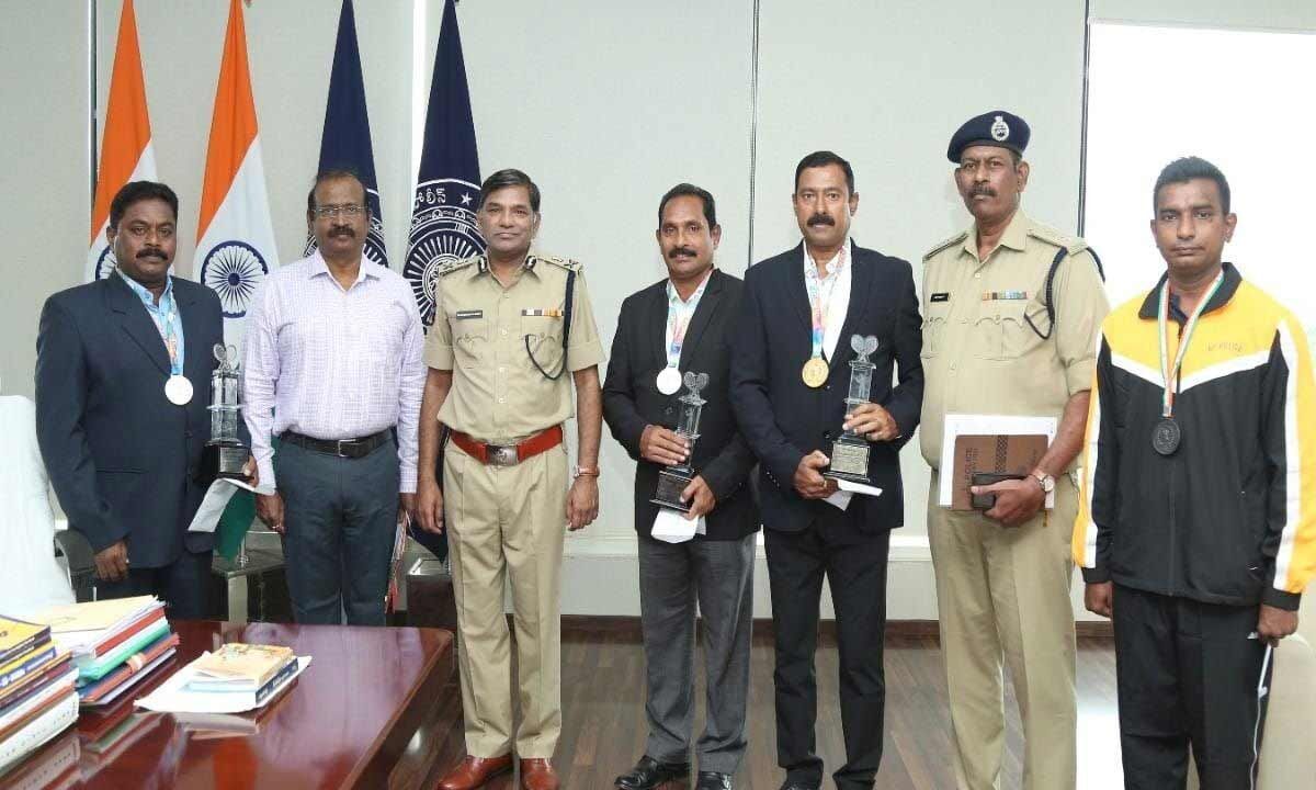 Andhra Pradesh cops win medals in national competitions