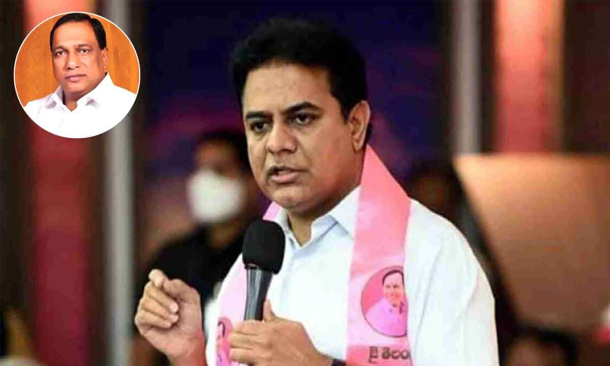 KTR takes a jibe at Minister Malla Reddy