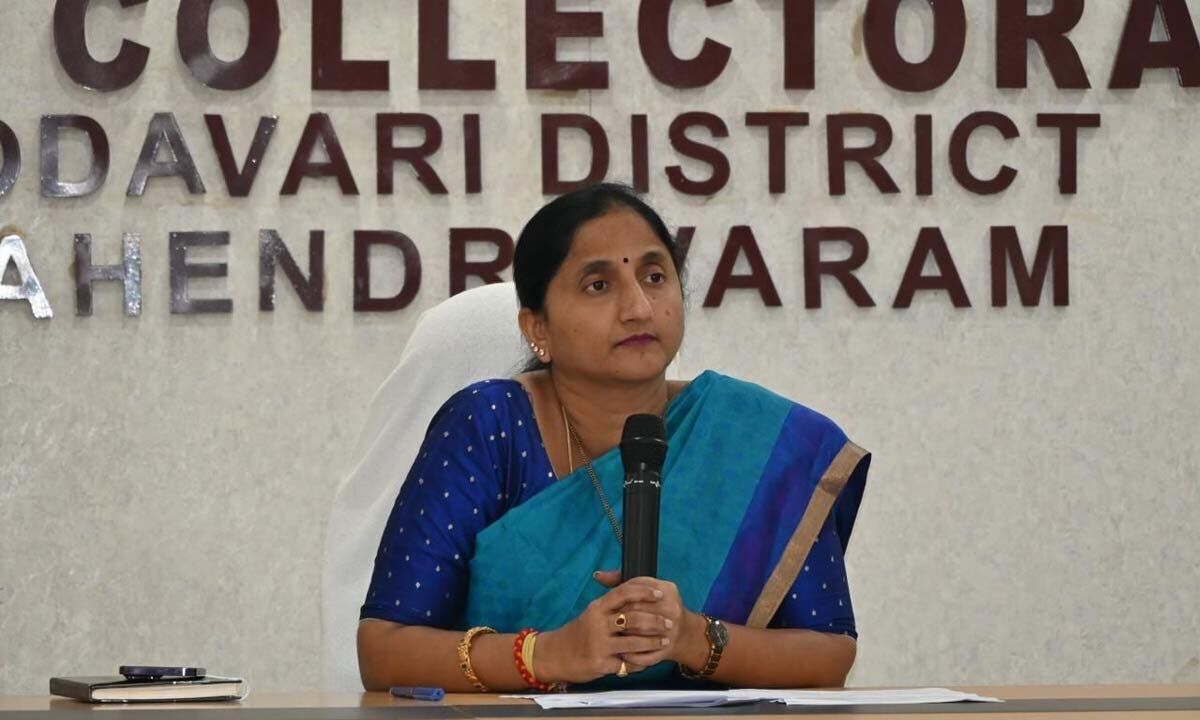 Rajamahendravaram: Collector K Madhavi Latha warns of action against ...