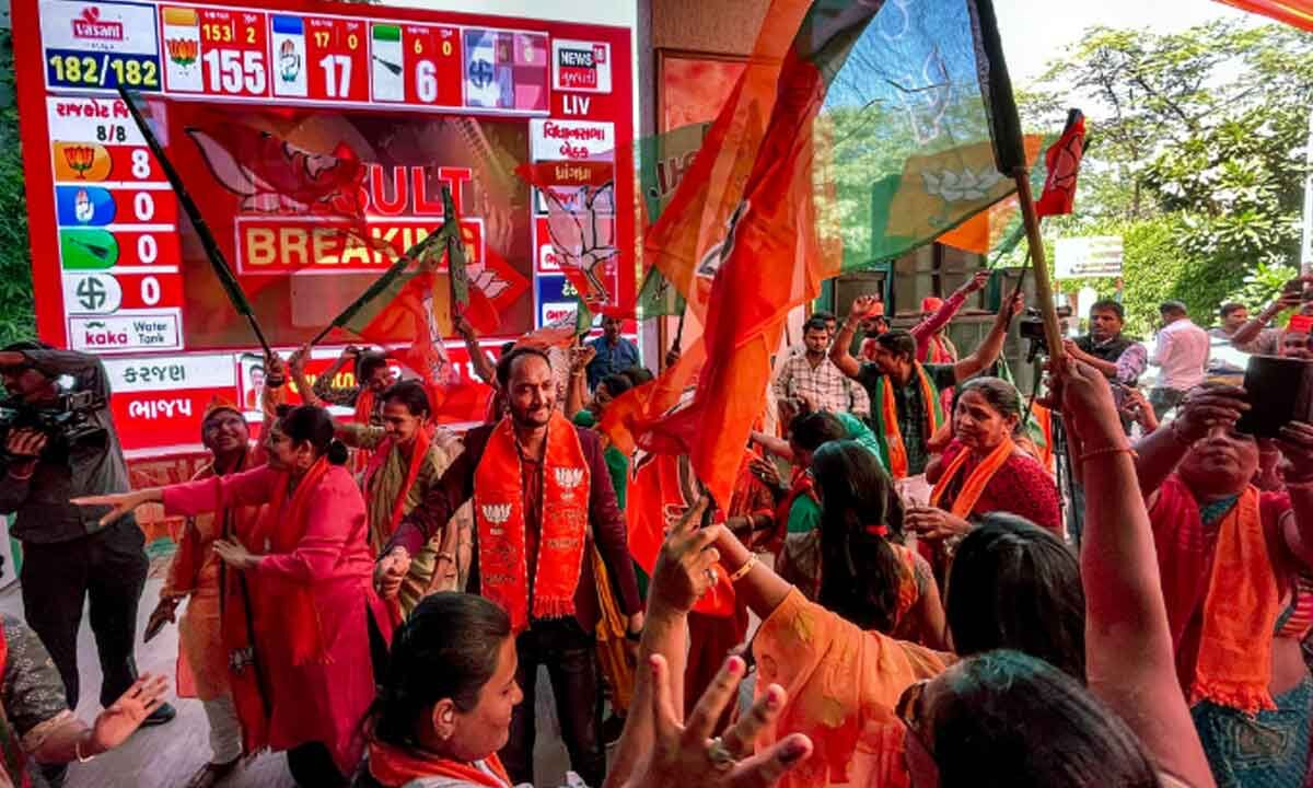 BJP credits people's faith in Modi for historic win
