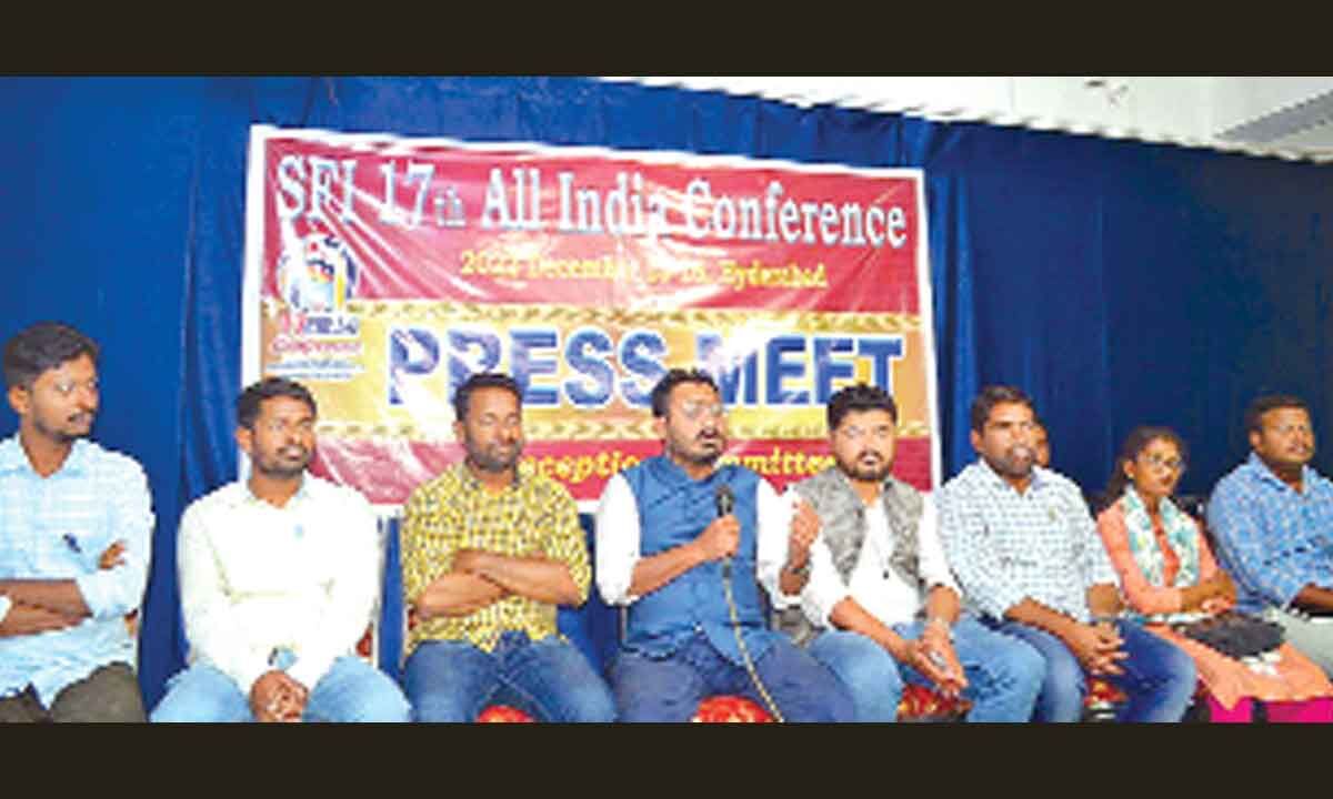 Hyderabad: SFI's 17th national meet from Dec 13 to 16