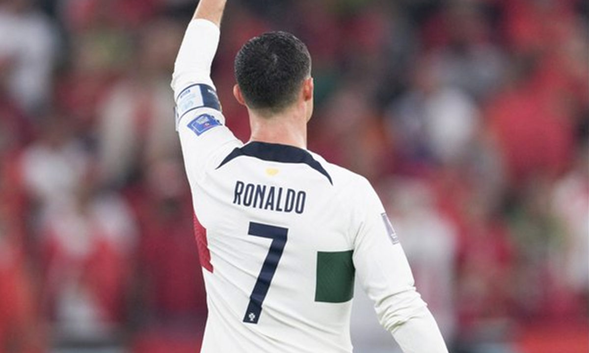 Watch: Ronaldo crying like a baby after Portugal’s exit from World Cup