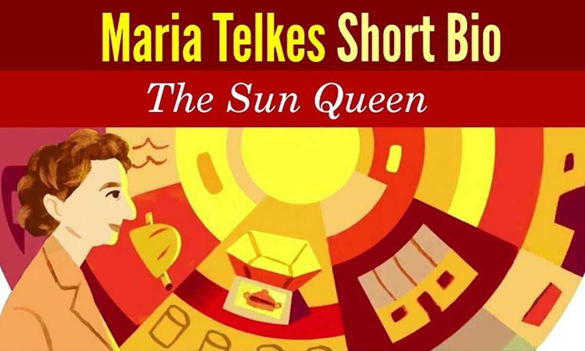 Google Doodle honours 'Sun Queen' Dr Maria Telkes