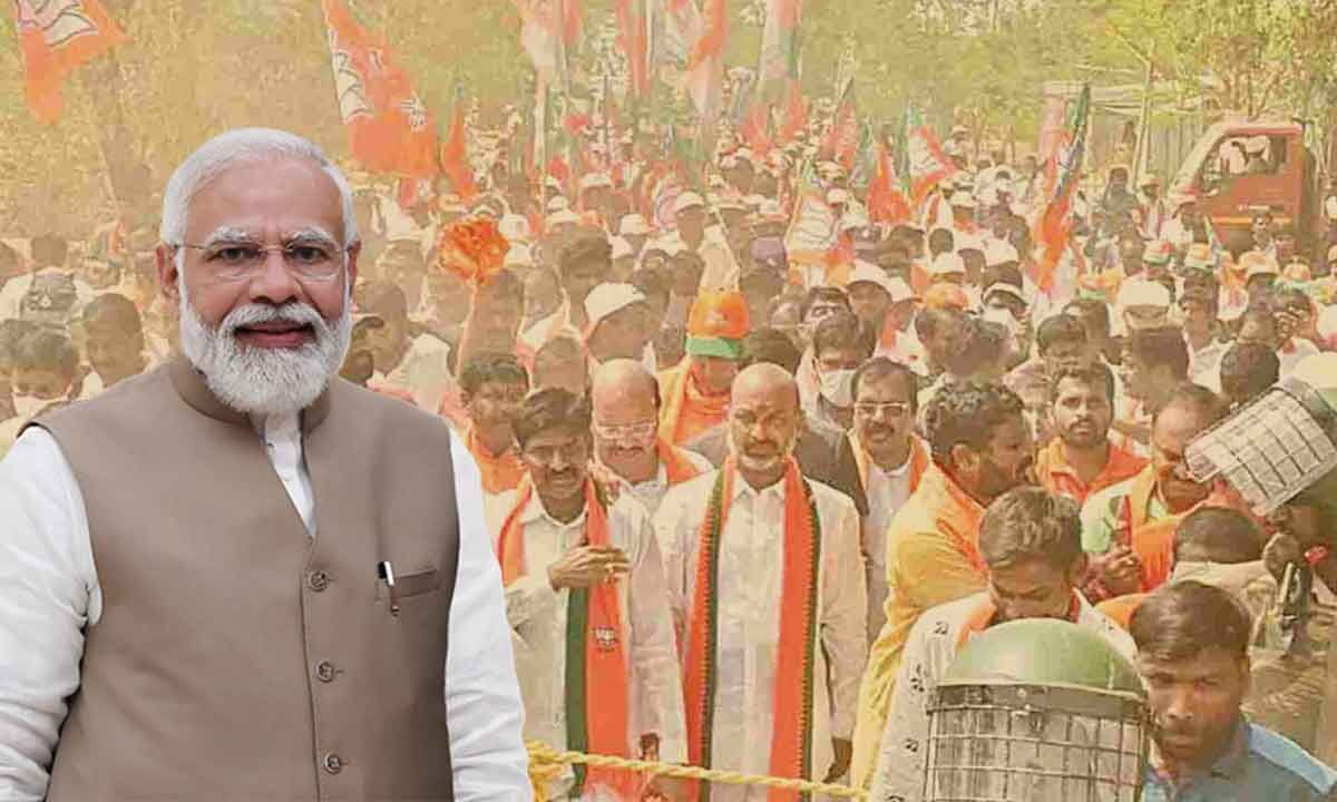 PM Modi heaps praises on Bandi's Praja Sangrama Yatra