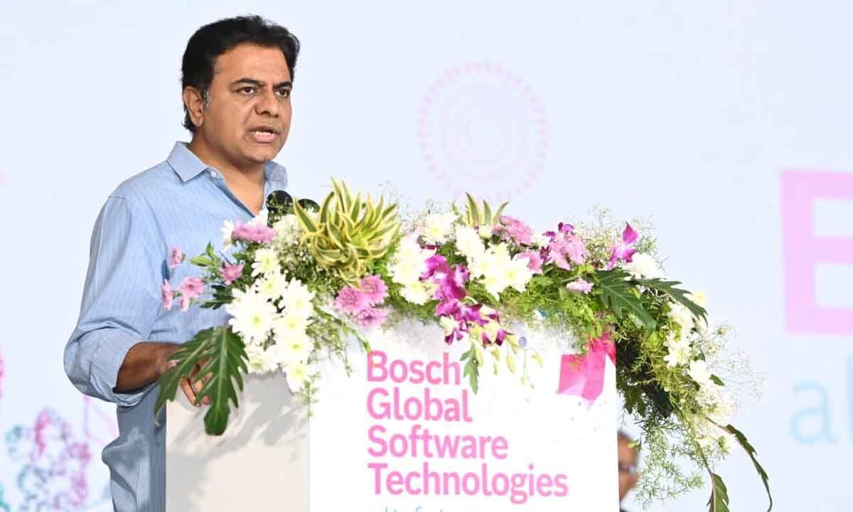 Hyderabad: KTR launches Bosch Global Software Technologies facility