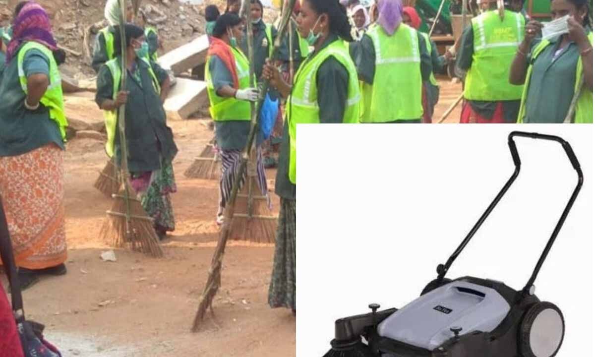 BBMP to buy 815 manual push operative sweeping machines