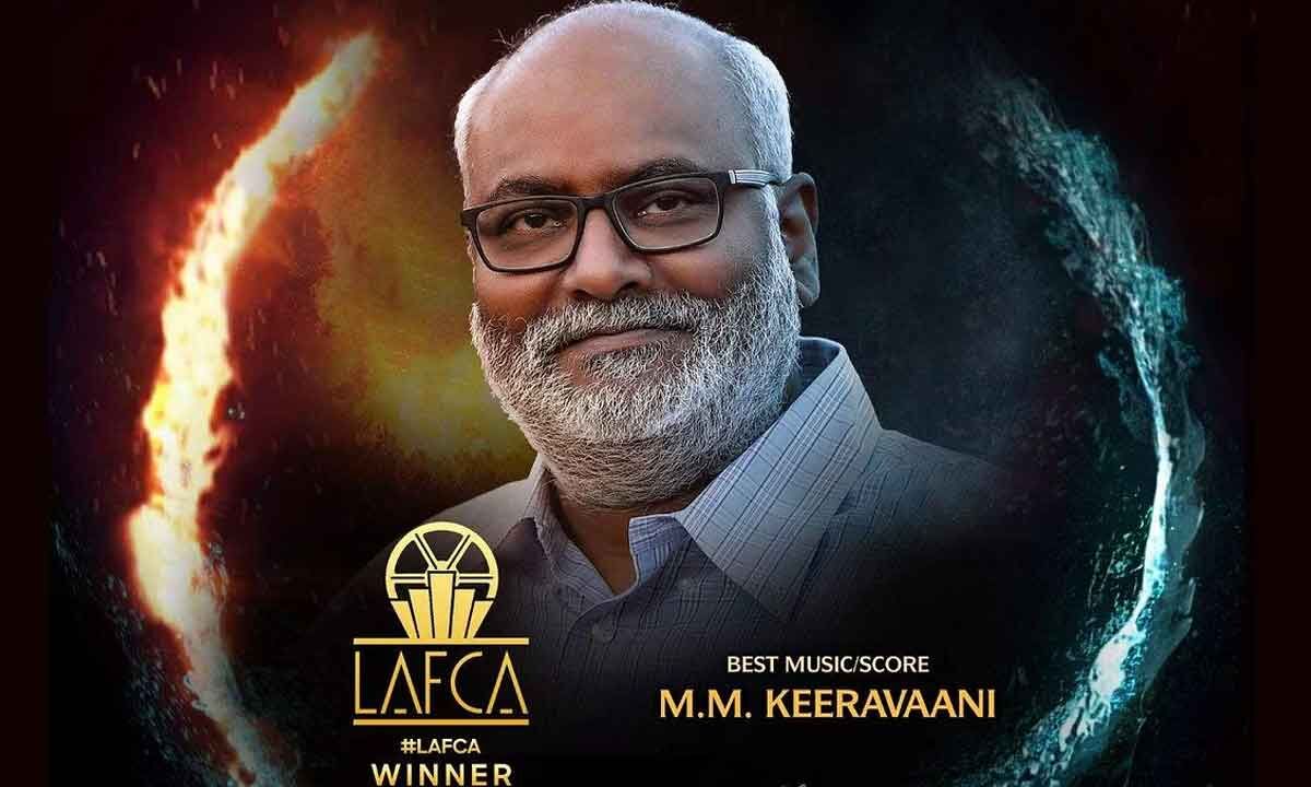 RRR: MM Keeravani Receives The Prestigious 'LA Film Critics 2022' In ...