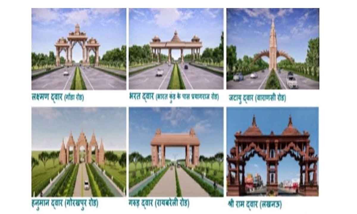 6 grand entrance gates to come up in Ayodhya