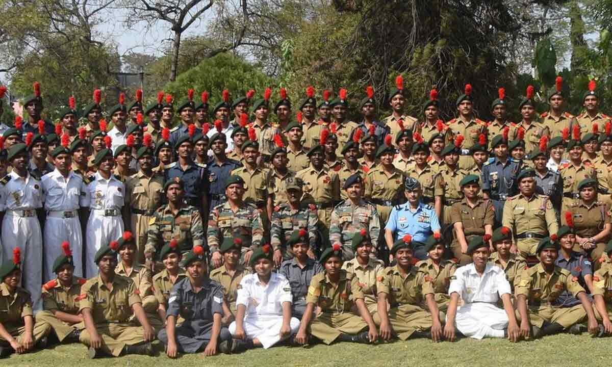 Republic Day contingent makes NCC Directorate (AP&T) proud