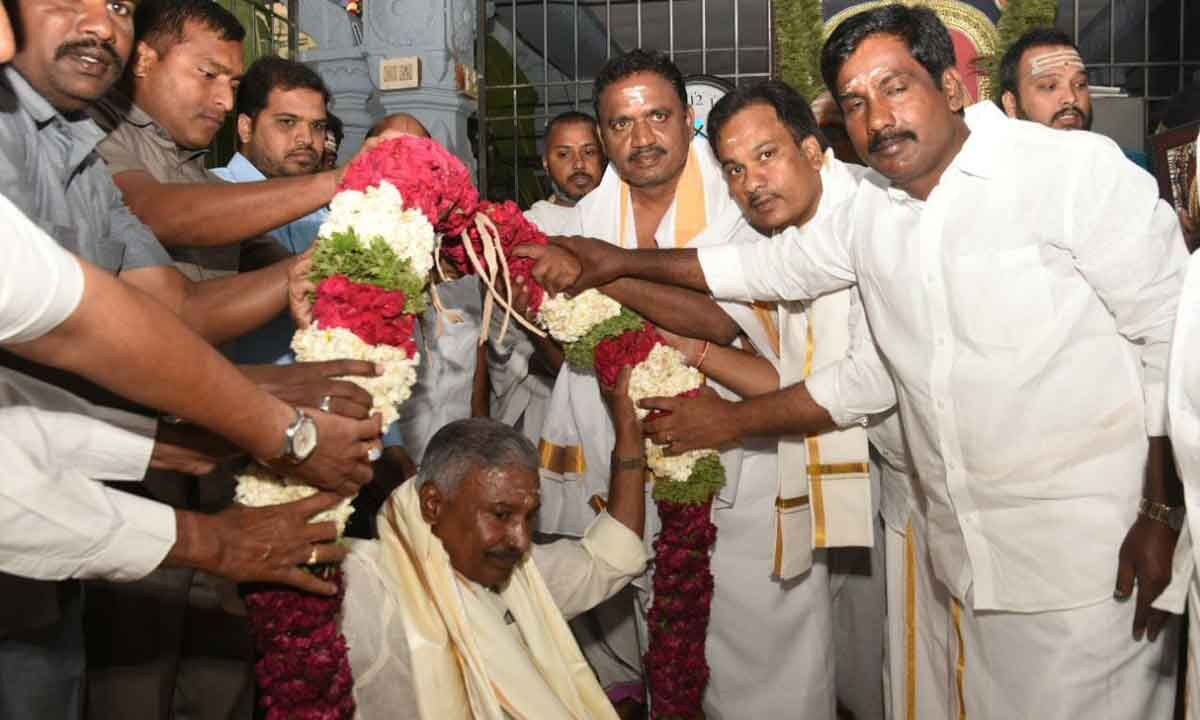 AP Minister Ramachandra Reddy hails Kanipakam Temple growth