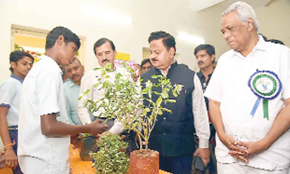 District science fair begins at Srikalahasti