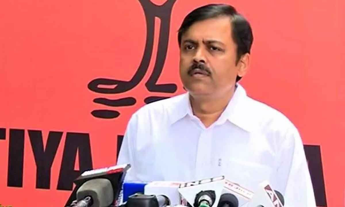 MP G V L Narasimha Rao raises serious concern over receding coastline