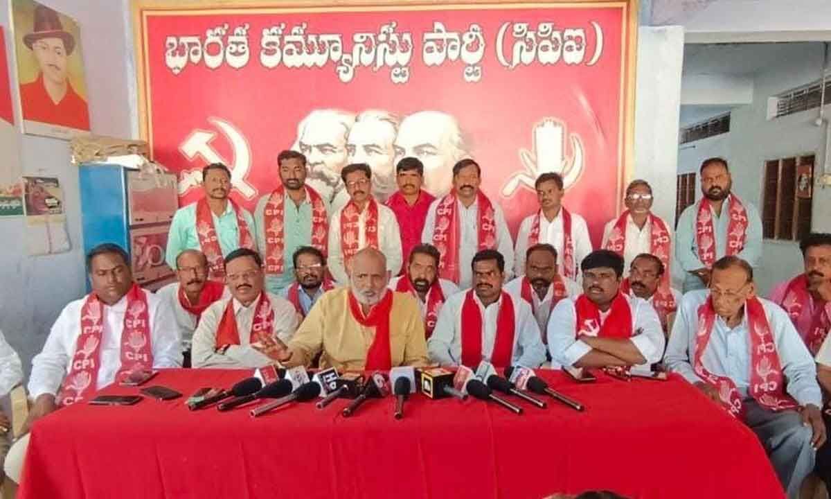 CPI demands 'unconditional apology' from MLA Durgam Chinnayya