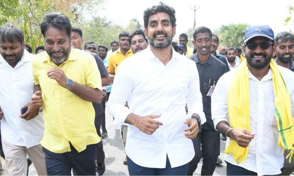 Lokesh tour Satyavedu constituency today as part of 19th day of ...
