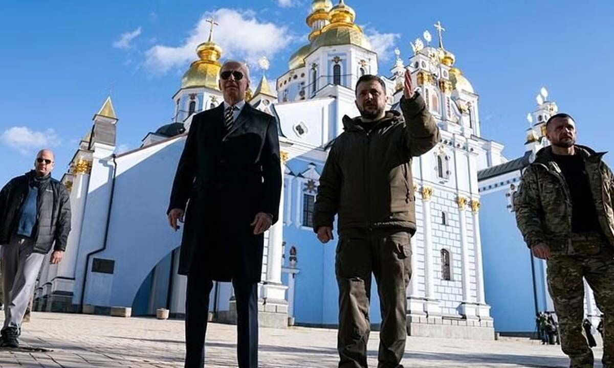 Joe Biden makes surprise visit to Kyiv