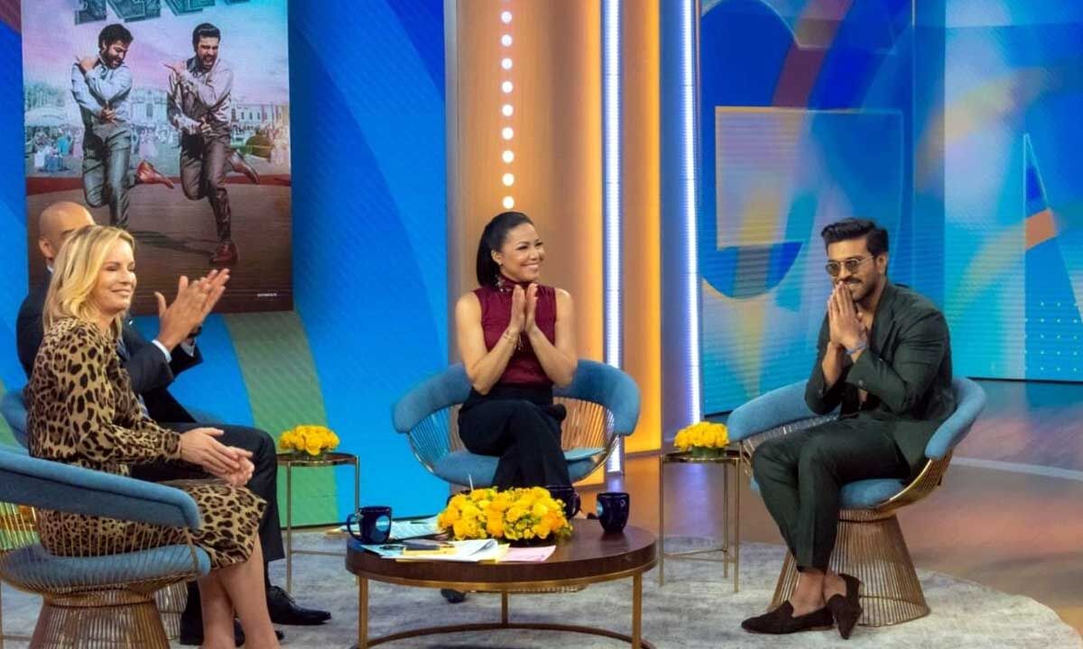 Ram Charan Appears Dapper At 'ABC Network's Good Morning America 3 ...