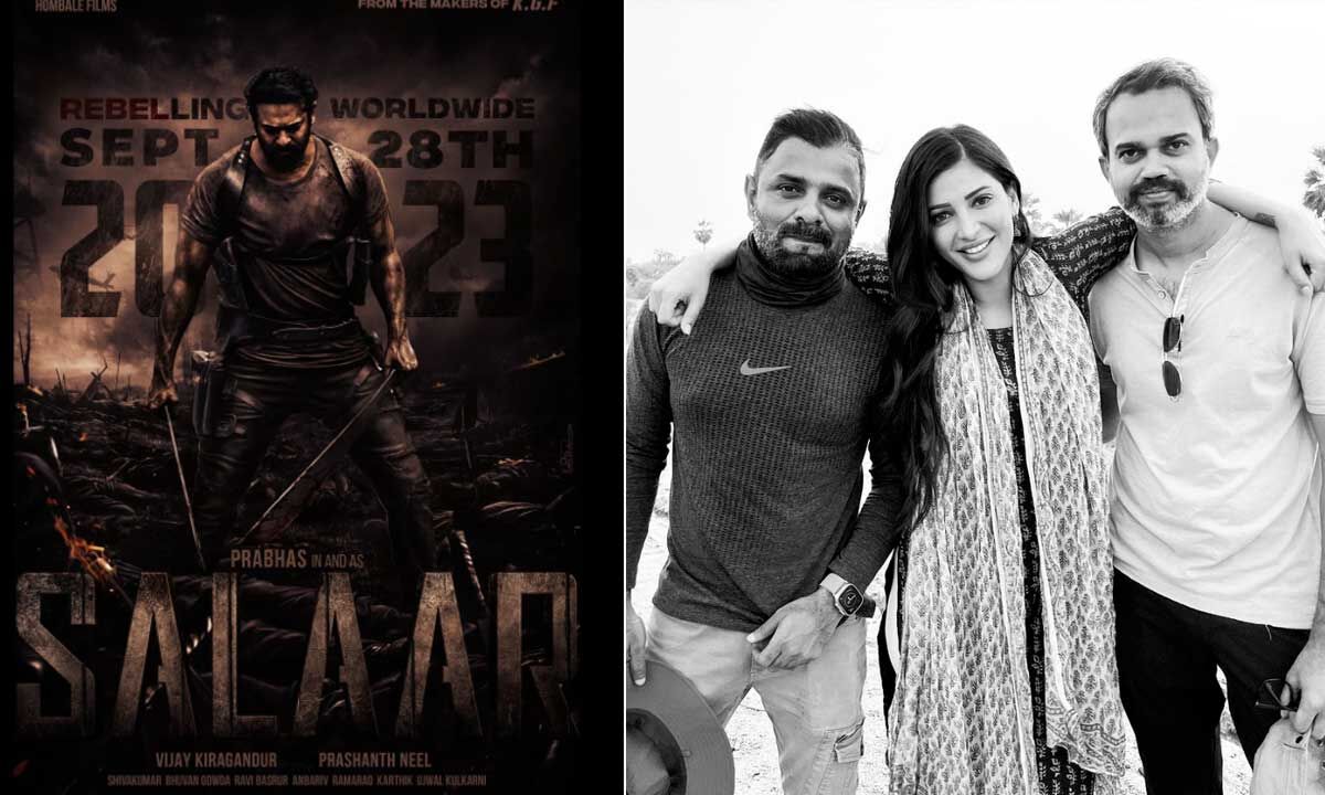Shruti Haasan Wraps Up Her Part In Prabhas Starrer Salaar And Drops A ...