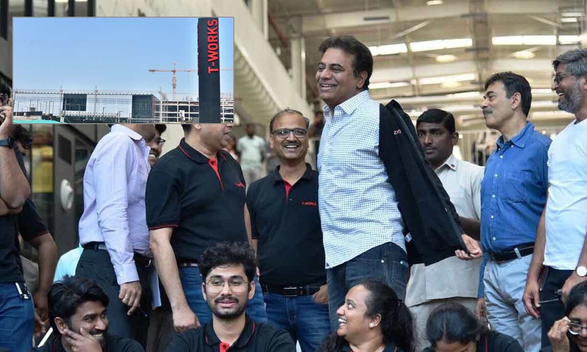 T-Works today in Hyderabad
