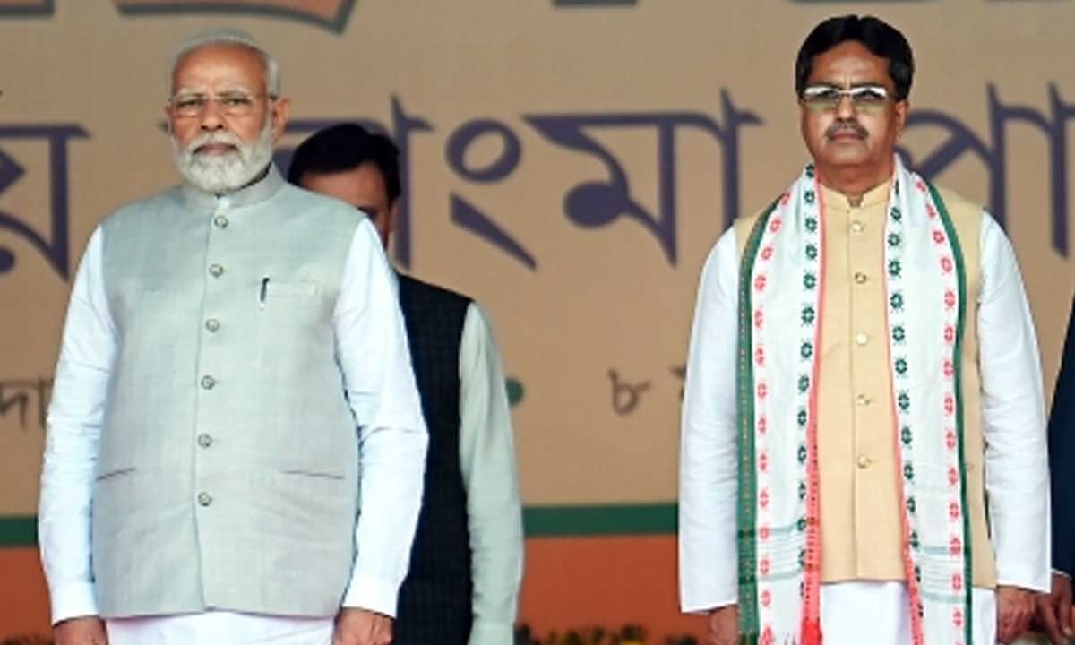 PM Modi congratulates Tripura CM Manik Saha