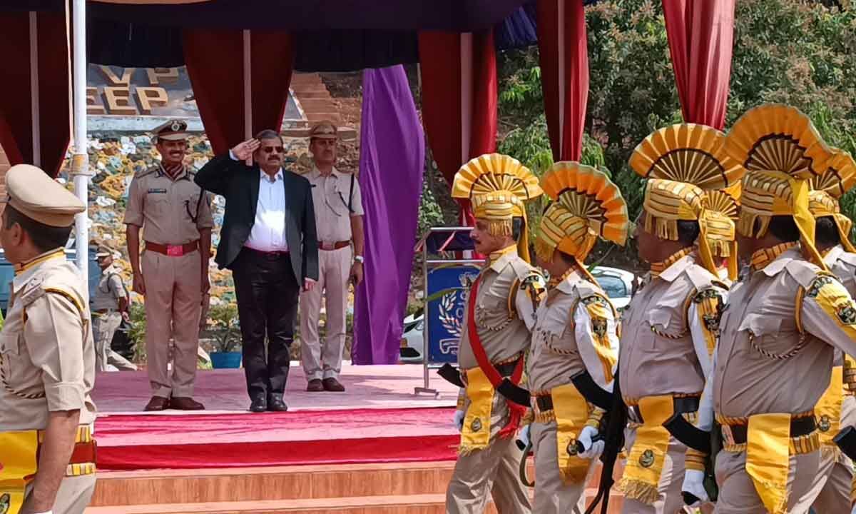 VPA celebrates 54th CISF Raising Day parade