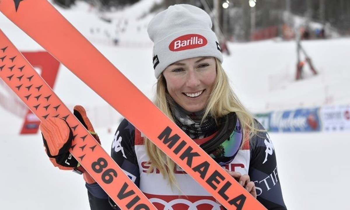 Shiffrin equals Stenmark's record with 86th World Cup title