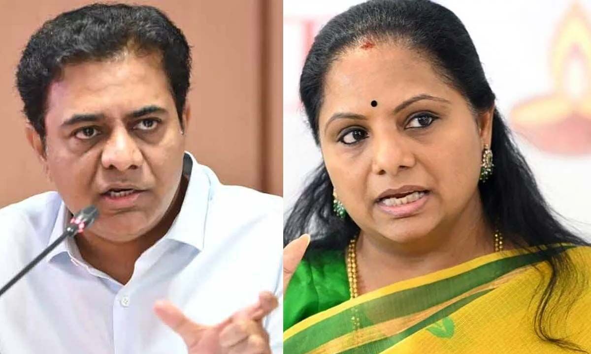 KTR meets Kavitha ahead of ED summons in Liquor scam
