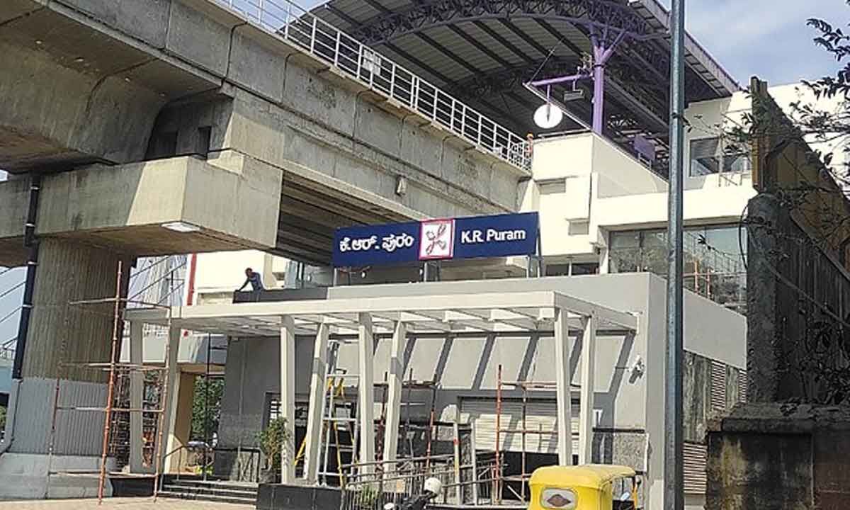 Whitefield - KR Puram metro services on March 25