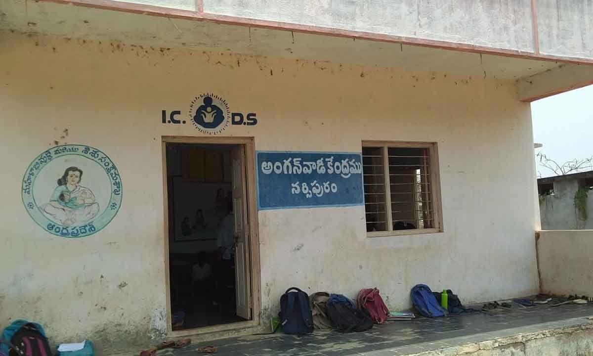Srikakulam: Only one-forth anganwadi centres have own buildings