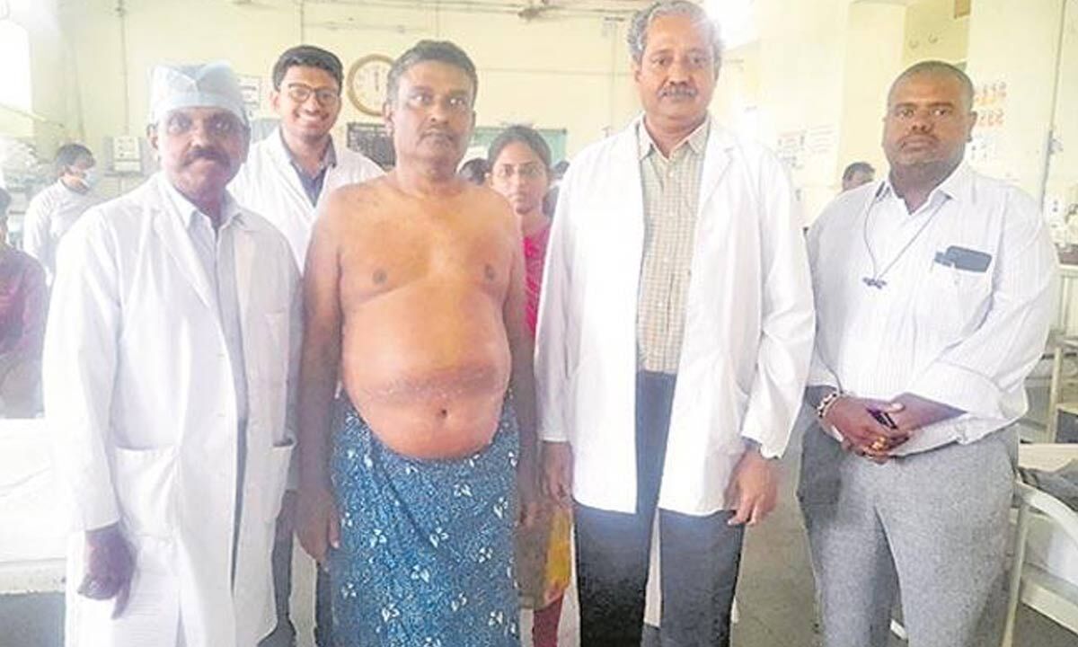 Andhra Pradesh: Guntur GGH doctors conduct surgery for rarest tumour